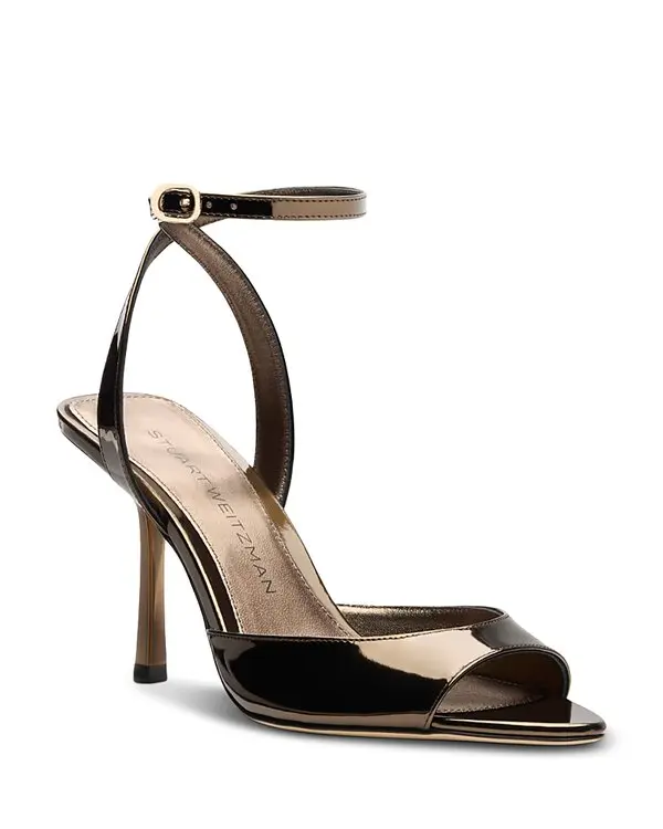 STUART WEITZMAN Lexington Patent Leather Sandals
