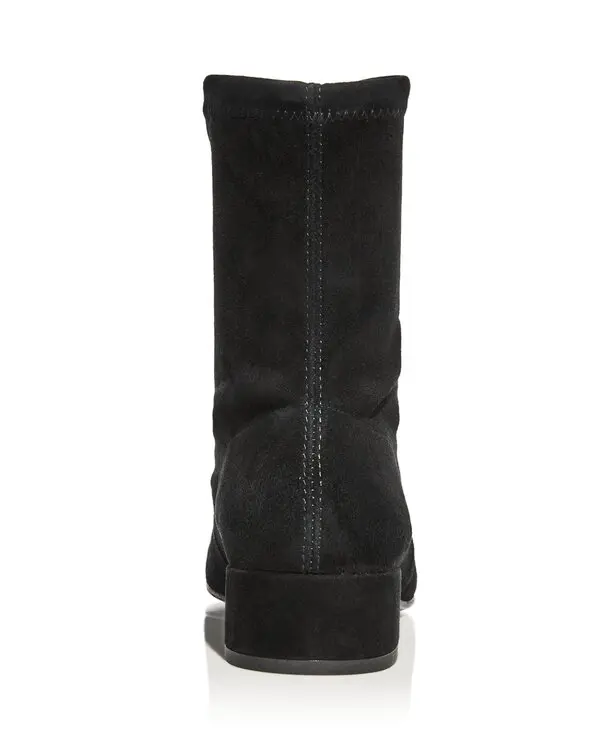 STUART WEITZMAN Bacari Suede Ankle Boots - Black