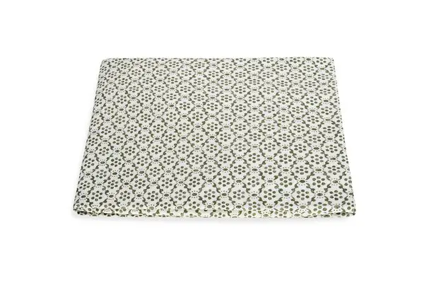 MATOUK Schumacher Laksha Fitted Bed Sheet - Moss