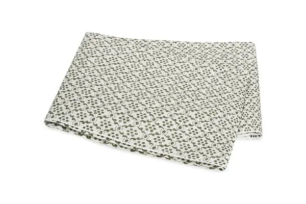 MATOUK Schumacher Laksha Flat Bed Sheet - Moss