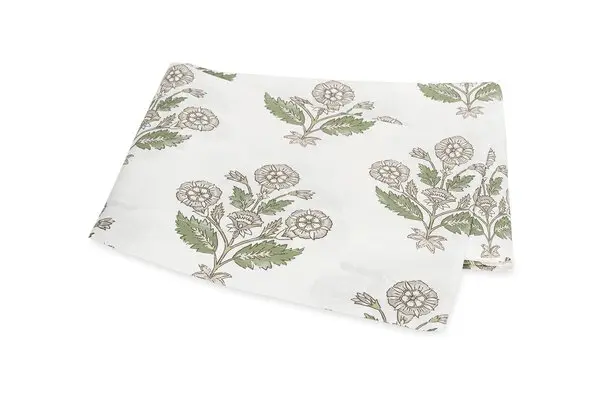 MATOUK Schumacher Dalila Flat Bed Sheet - Pebble