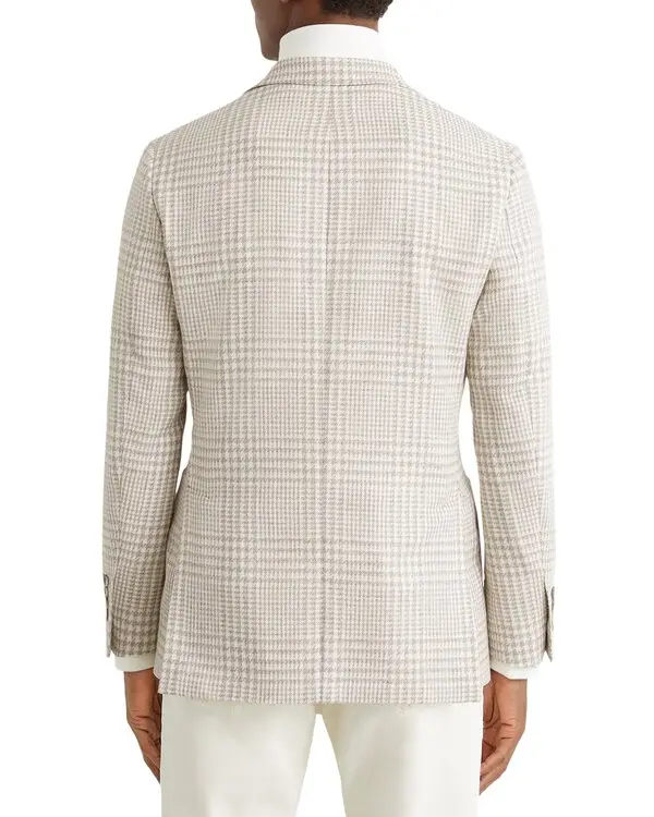 REISS Bardo Cotton Wool Check Blazer
