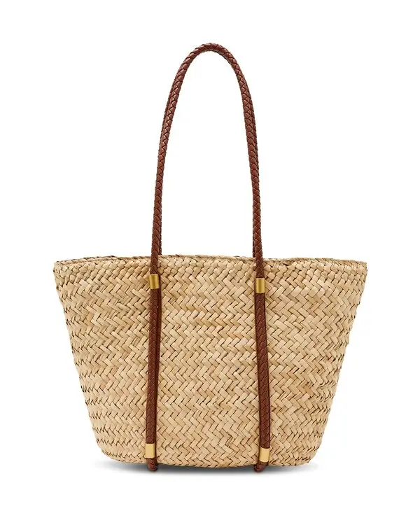 REISS Rubina Woven Straw Tote