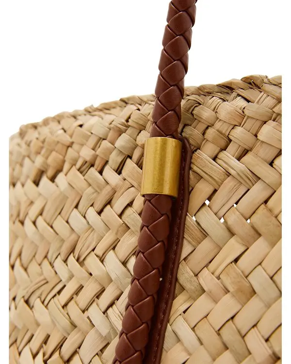 REISS Rubina Woven Straw Tote