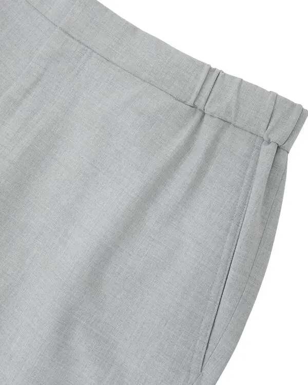 REISS 8.7" Drawstring Chino Shorts - Soft Grey
