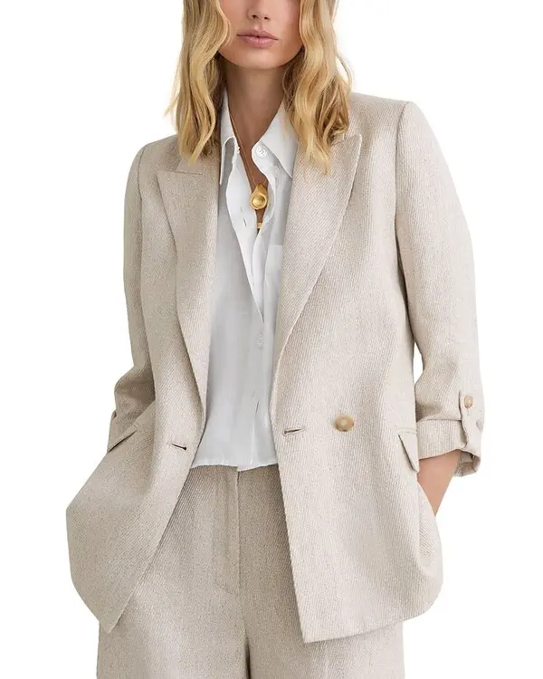 REISS Nolah Double Breasted Blazer