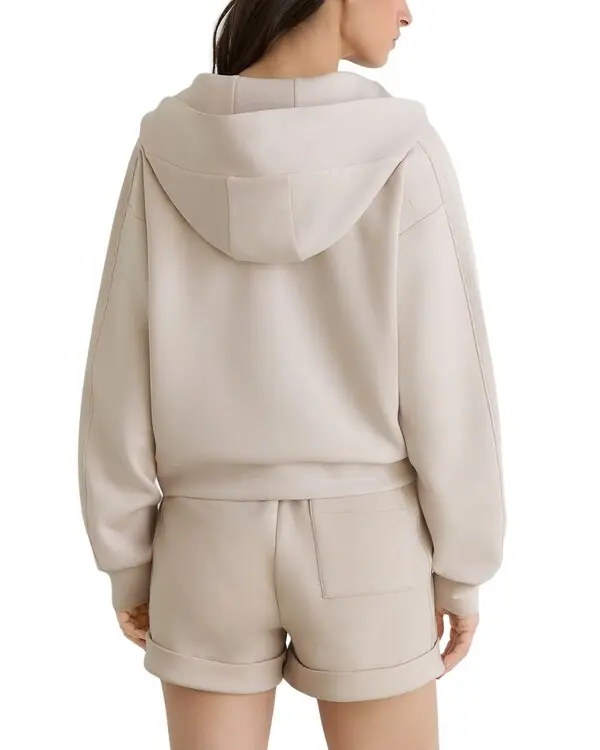 REISS Lockie Half Zip Hoodie