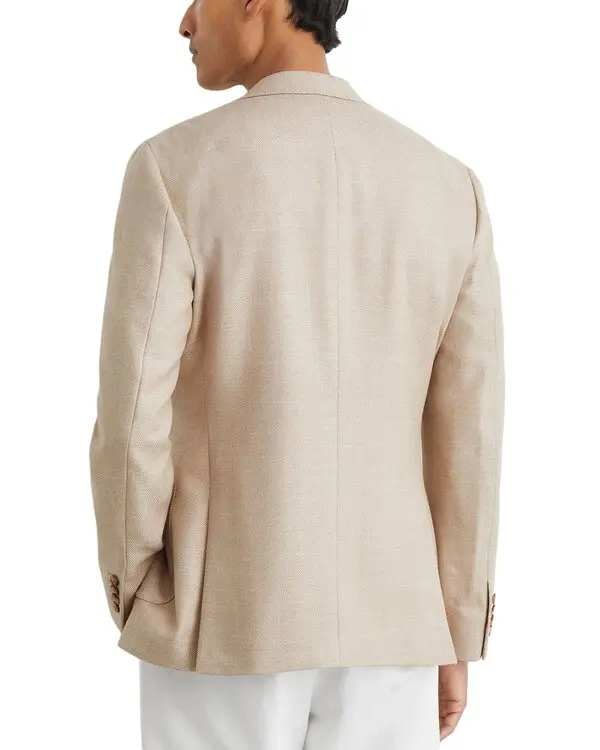 REISS Pelmet Herringbone Blazer