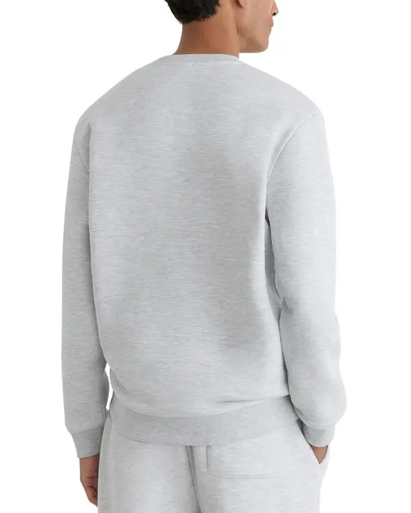 REISS Harrison Long Sleeve Henley Sweatshirt