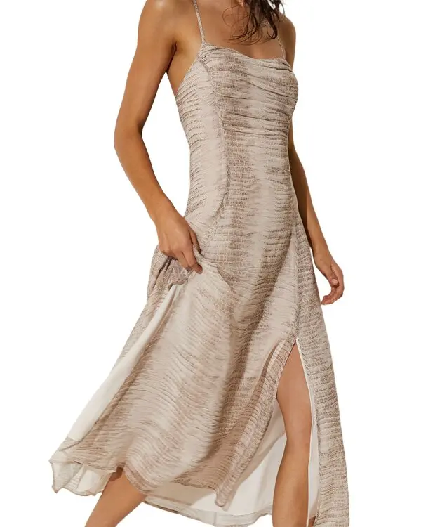 REISS Eloise Cutout Midi Dress
