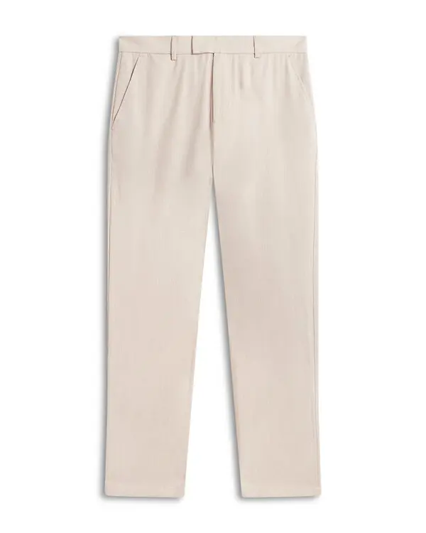 Ted Baker London Mobedo Slim Fit Houndstooth Cotton Blend Pants