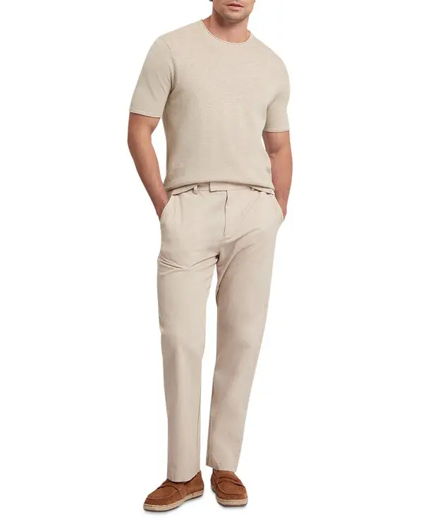 Ted Baker London Curran Roll Edge Crewneck T-shirt - Taupe