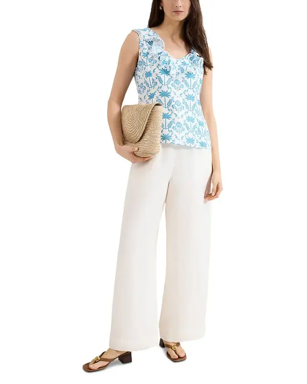 PHASE EIGHT Rhona Ruffle Neck Sleeveless Blouse