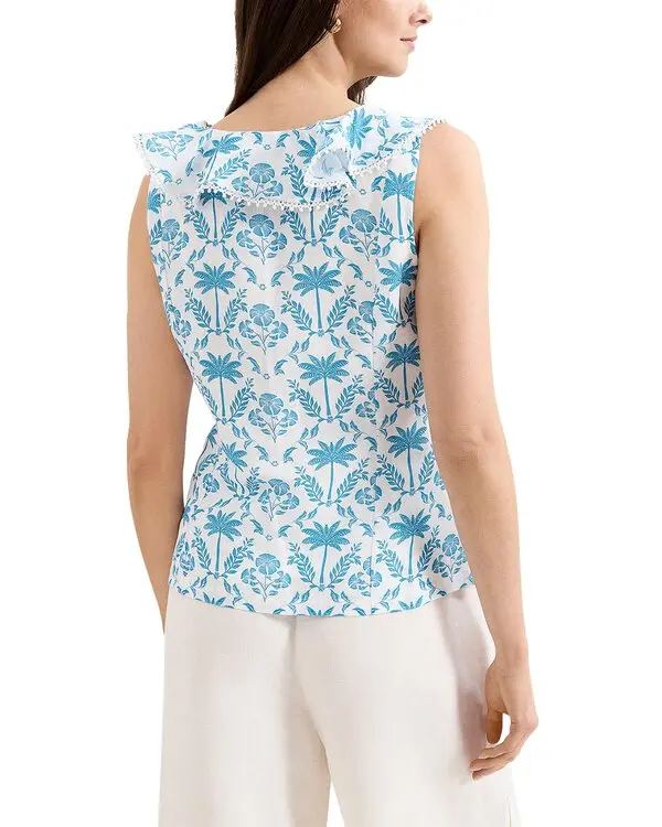 PHASE EIGHT Rhona Ruffle Neck Sleeveless Blouse