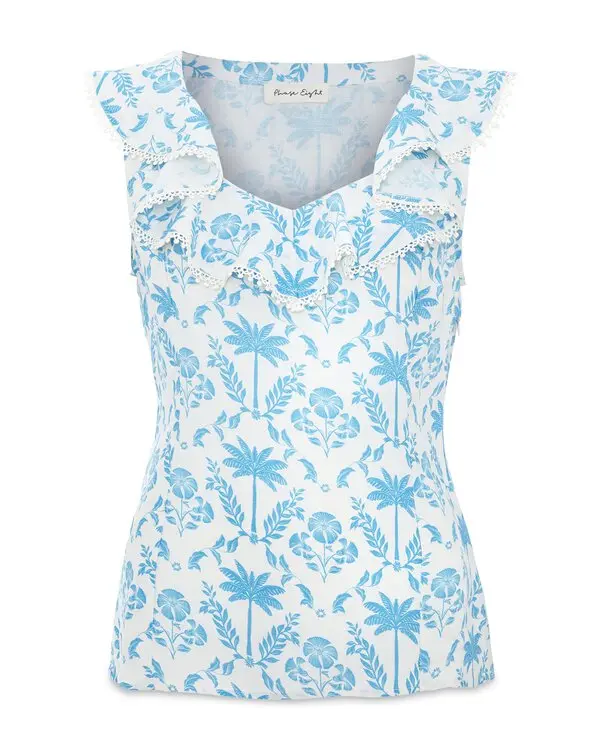 PHASE EIGHT Rhona Ruffle Neck Sleeveless Blouse