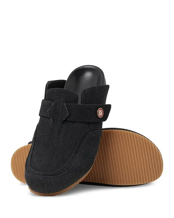 Casablanca Outdoor Leather Slip On Mules