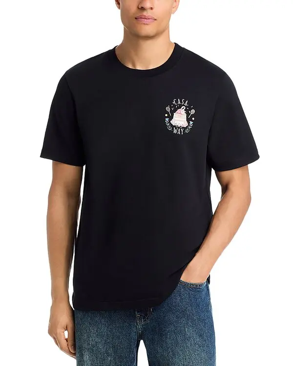 Casablanca Jersey Fabric Graphic Tee