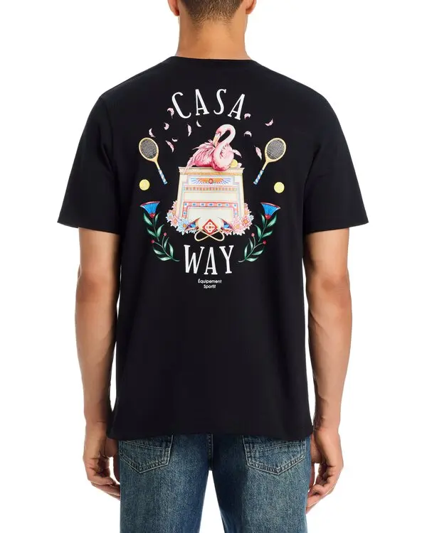 Casablanca Jersey Fabric Graphic Tee