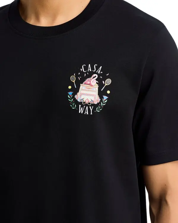 Casablanca Jersey Fabric Graphic Tee