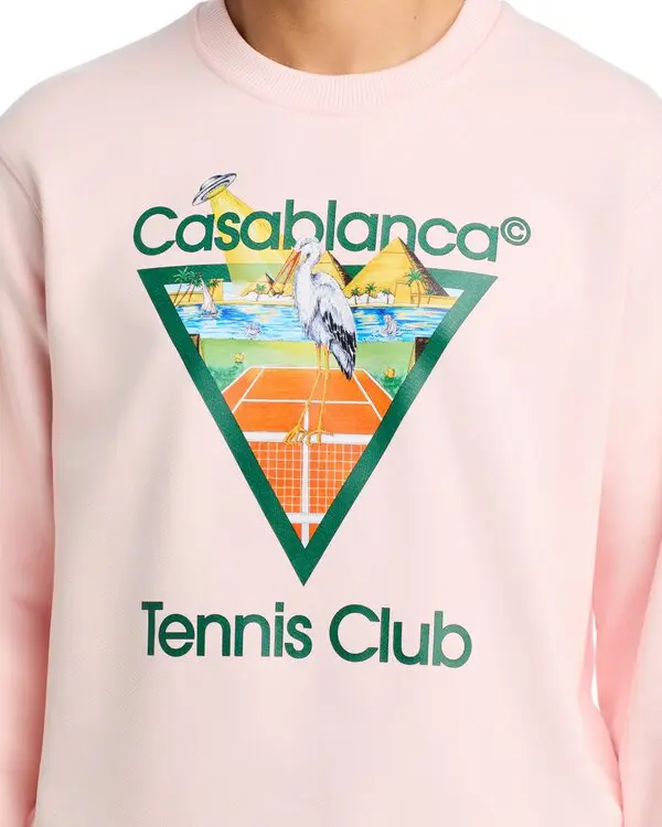 Casablanca Tennis Club Cotton Sweatshirt