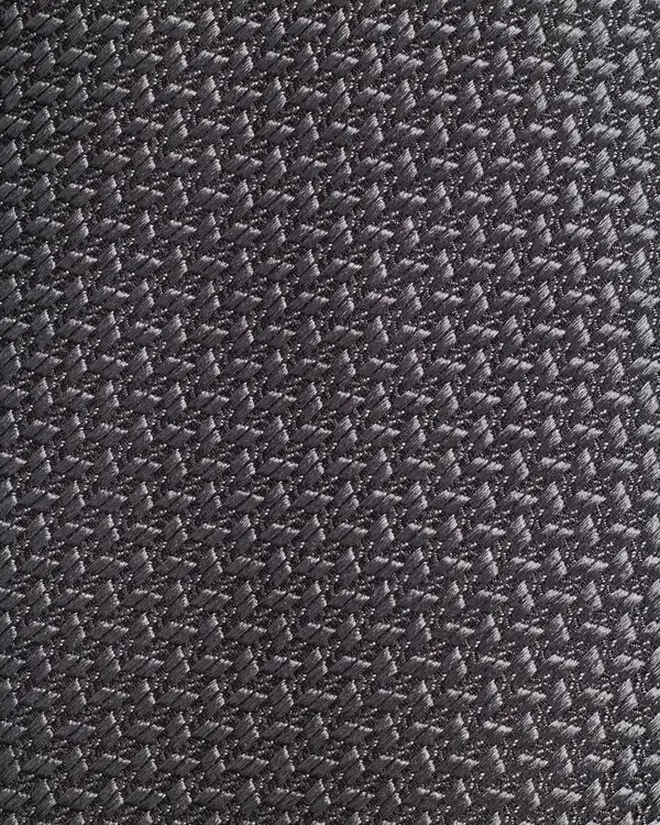 Canali Silk Classic Neat Tie - Charcoal