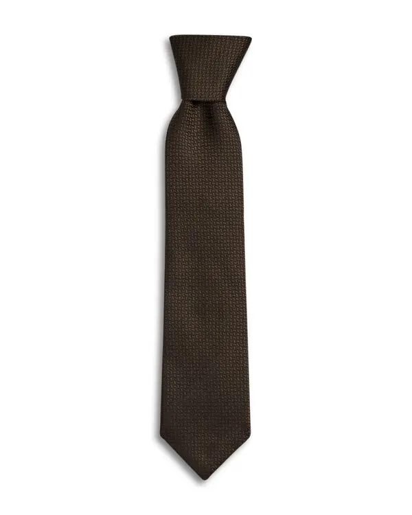 Canali Silk Classic Neck Tie - Green