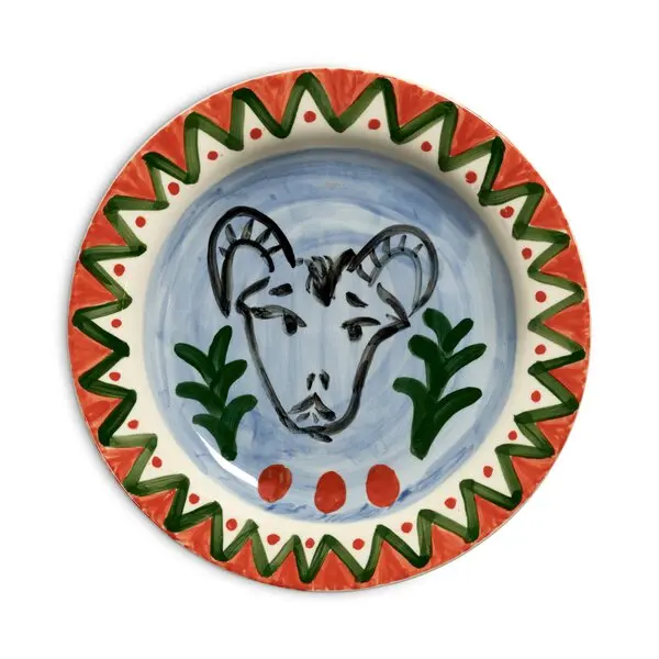 SERAX X Shurleey Santiago De Borja The Lovers Dinner Plates, Set Of 2 - Multi