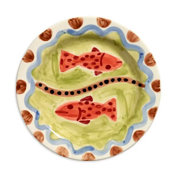 SERAX X Shurleey Santiago De Borja The Lovers Dinner Plates, Set Of 2 - Multi