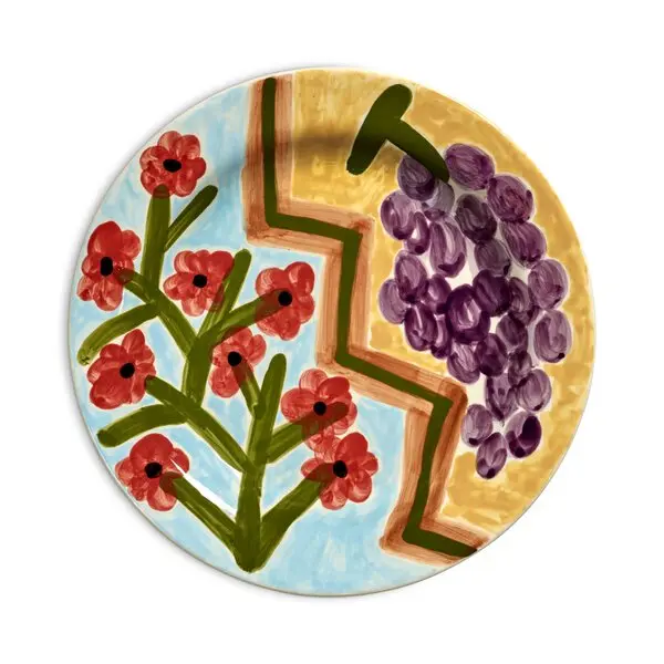 SERAX X Shurleey Santiago De Borja Dreams Delicia Dinner Plate, Set Of 2 - Multi