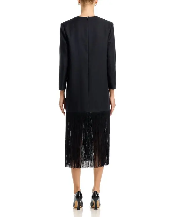 BY MALENE BIRGER Mella Drop Waist Fringe Dress