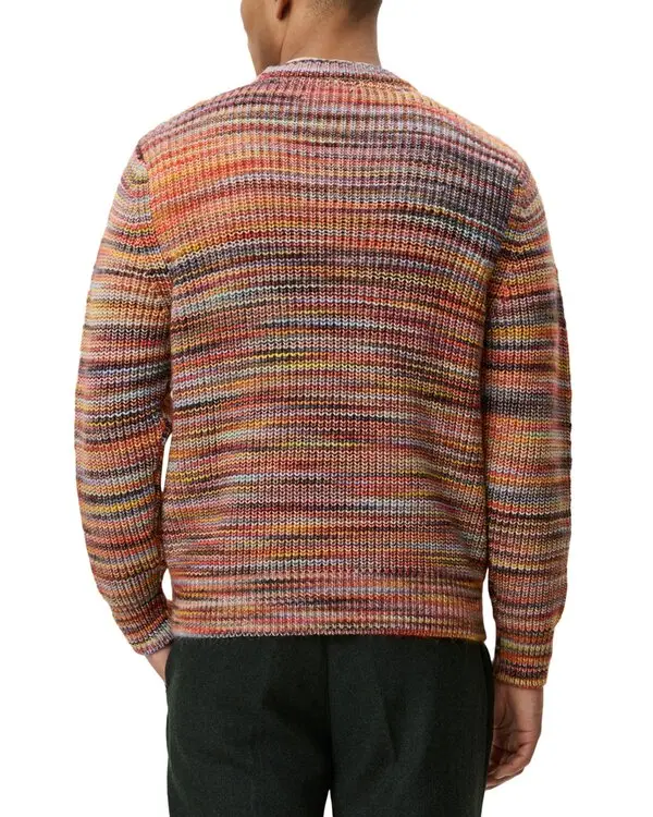 LES DEUX Space Rib Crewneck Knit Sweater