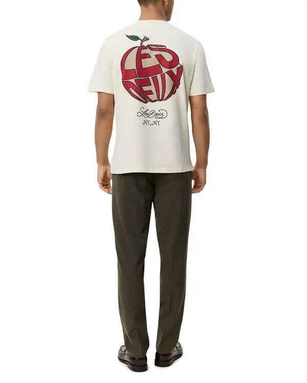 LES DEUX Graphic Orchard Cotton Tee