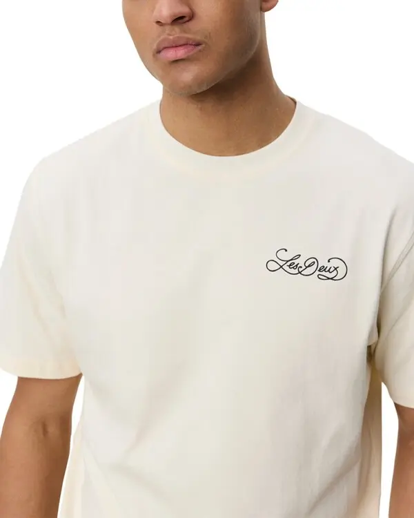 LES DEUX Graphic Orchard Cotton Tee