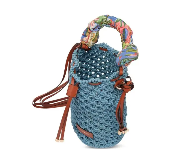 Farm Rio Medium Macrame Shoulder Bag