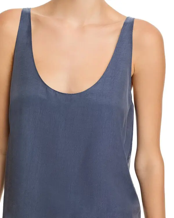 LESET Kim Scoop Tank - Denim