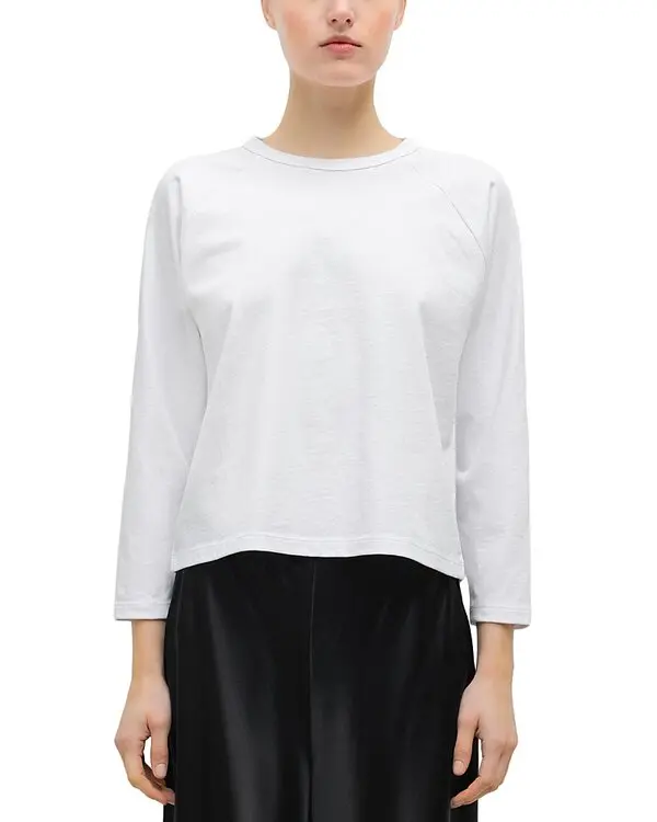 LESET Margo Baseball Tee - White