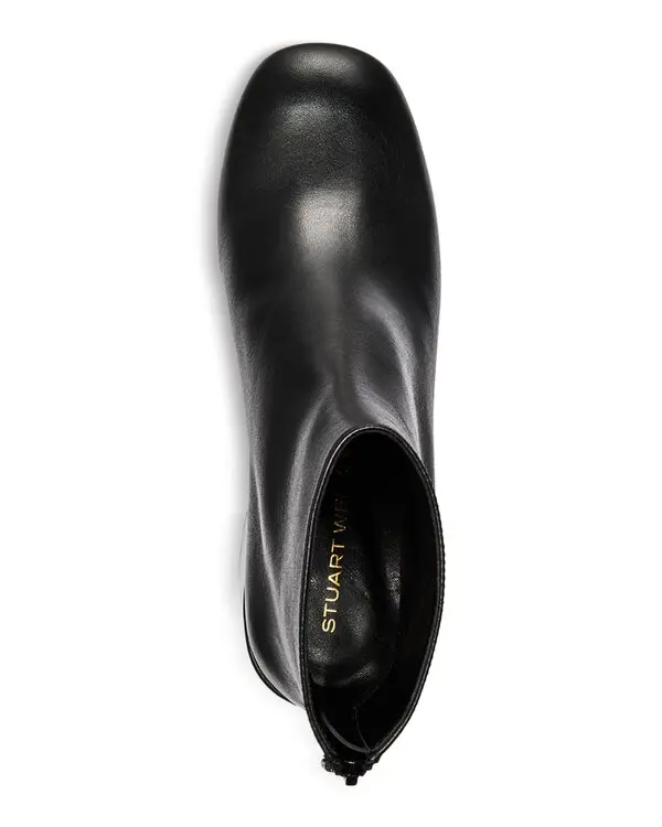 STUART WEITZMAN Bacari Leather Ankle Boots