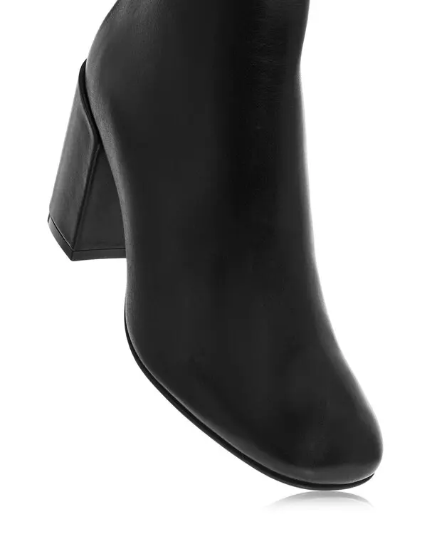 STUART WEITZMAN Bacari Leather Ankle Boots