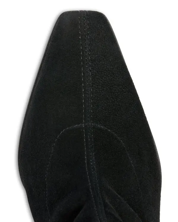 STUART WEITZMAN Stassi Stretch Suede Ankle Boots