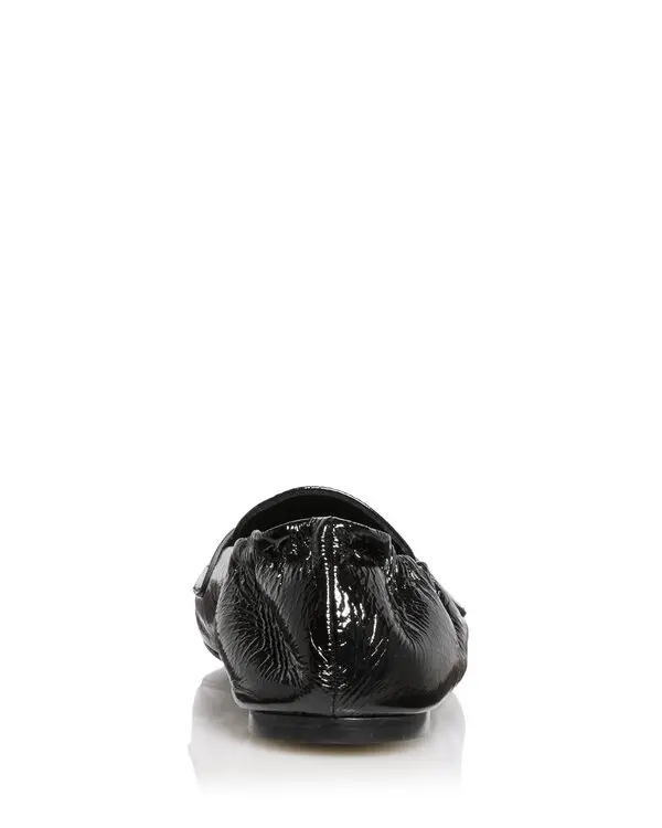 STUART WEITZMAN Bryant Patent Leather Loafers - Black