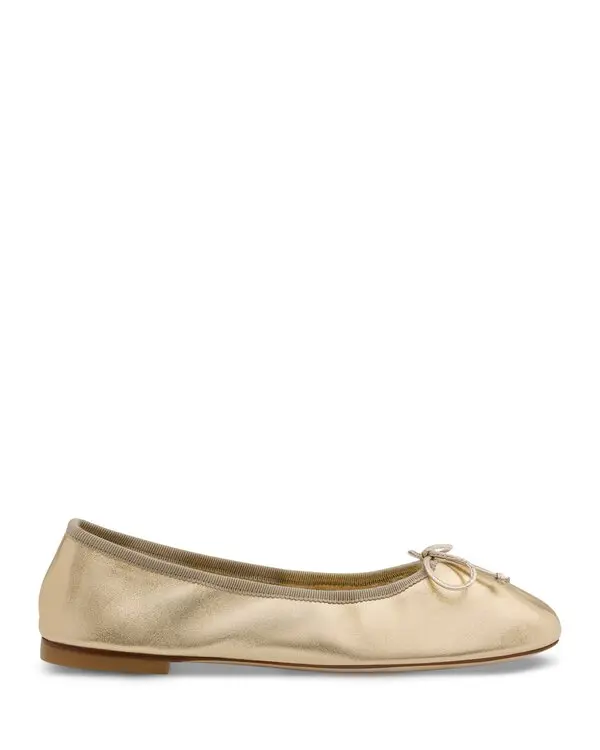 STUART WEITZMAN Nia Leather Ballet Flats