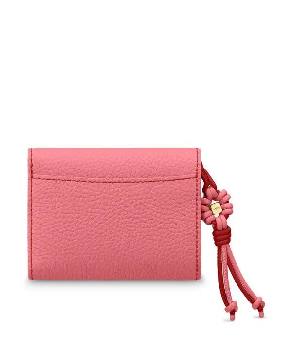 MAISON DE SABRE Bloom Collection Leather Trifold Wallet - Candy Brick