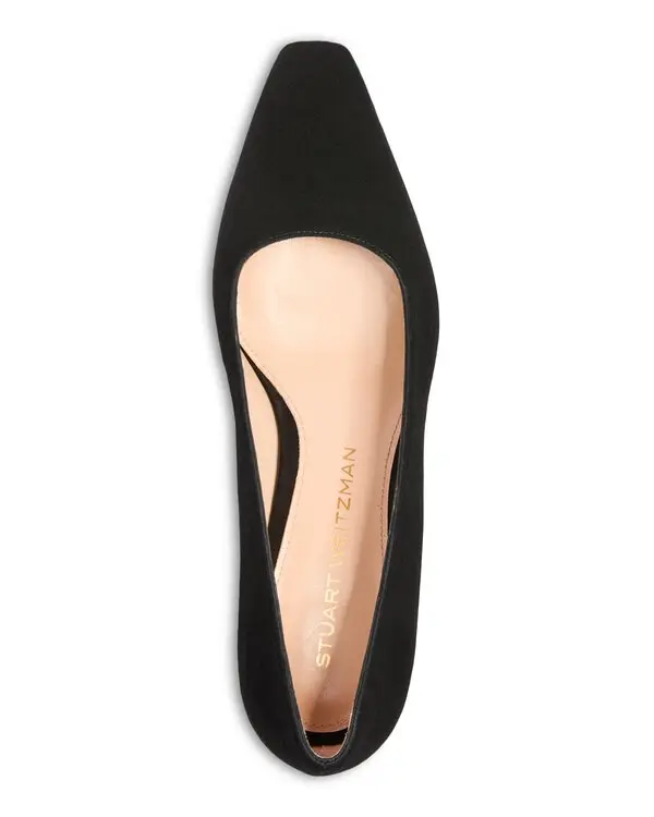 STUART WEITZMAN Stassi Suede Pumps