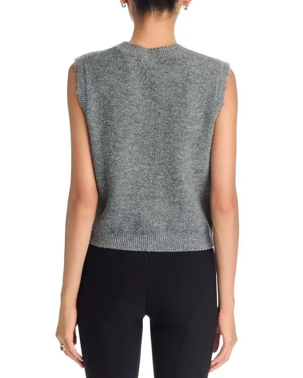 Kobi Halperin Lilah Sleeveless Button-front Sweater - Grey