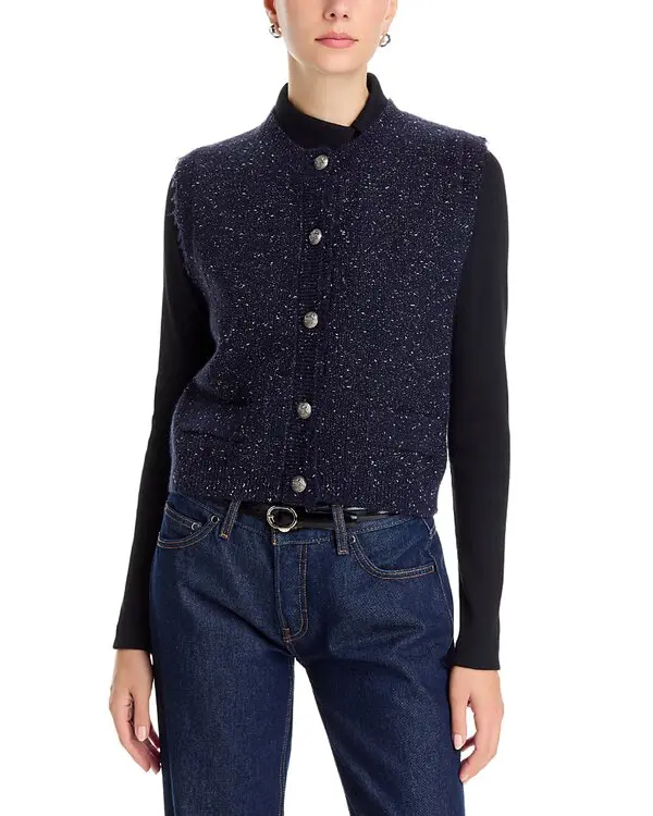 Kobi Halperin Lilah Sleeveless Button Front Sweater