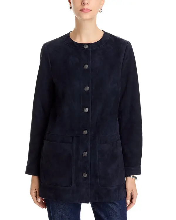 Kobi Halperin Linda Collarless Leather Jacket
