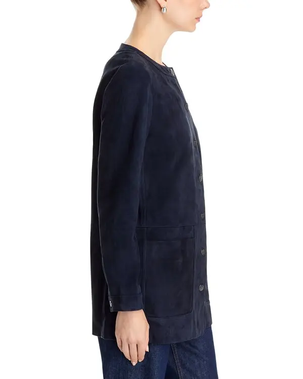 Kobi Halperin Linda Collarless Leather Jacket