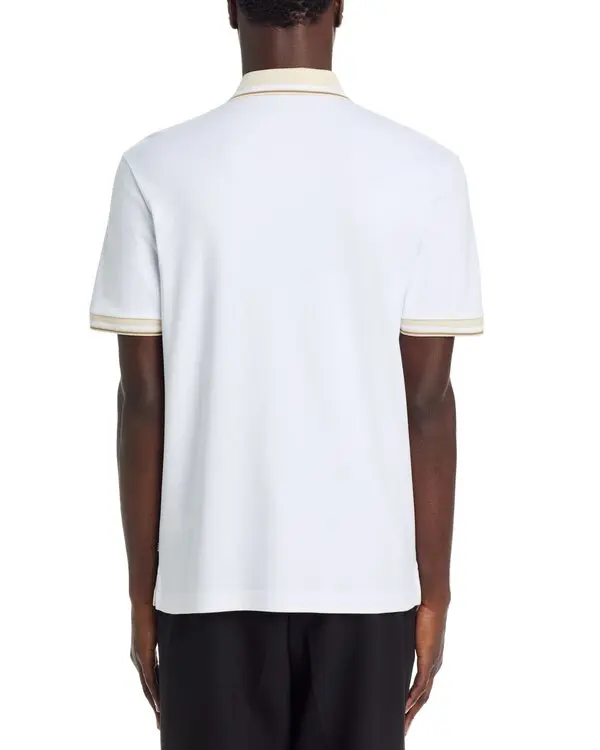 BOSS Puno Casual Cotton Button Down Shirt - White