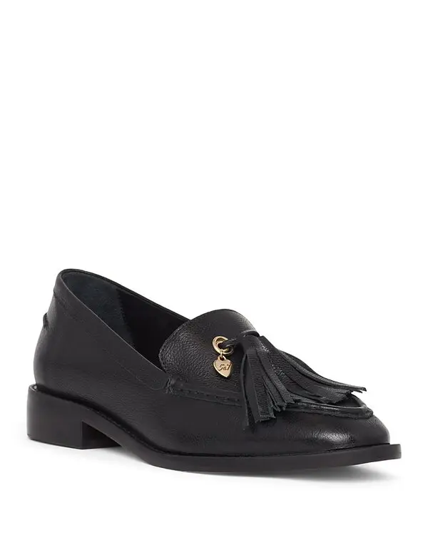 Cinq À Sept Remi Leather Tassel Loafers - Black
