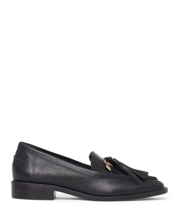 Cinq À Sept Remi Leather Tassel Loafers - Black
